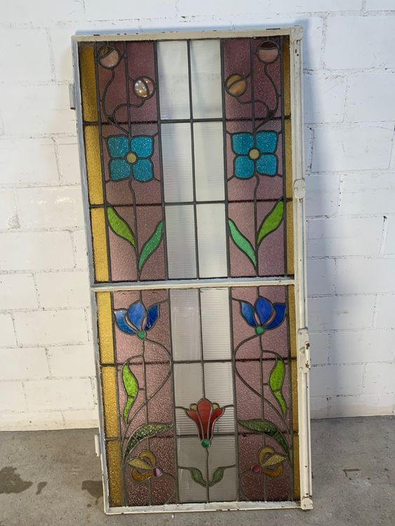 Buntglasfenster Bleiglasfenster Bleiverglasung Jugendstil (Gebraucht) in für CHF 655 – nur ...