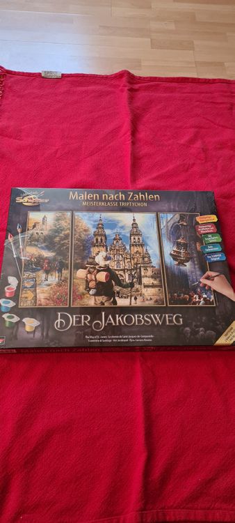 Der Jakobsweg,Malen nach Zahlen Meisterklasse Triptychon | Kaufen auf Ricardo