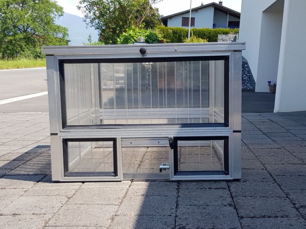 Frühbeet Schildkrötenhaus 16mm Plexiglas Alltop 100x100cm (Gebraucht ...