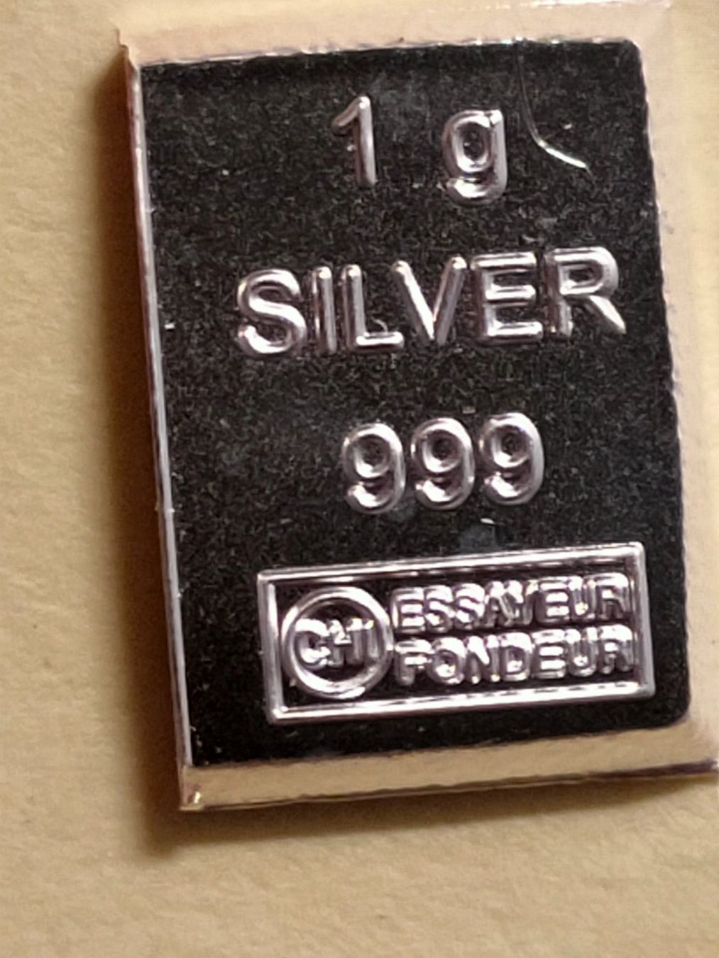 1g ESG CombiBar Silberbarren 999 Fein Silber (Neu (gemäss Beschreibung ...