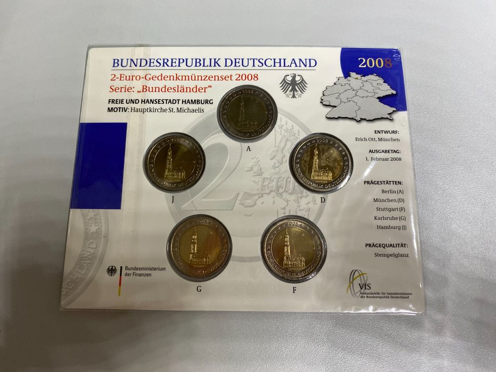 2 EURO SET Deutschland 2008 Kt. 45.- ///C338 (Gebraucht) in Bern für CHF 15 – mit Lieferung auf ...