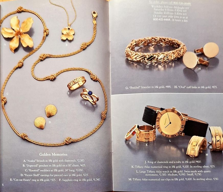 Tiffany & Co. Katalog Holiday Selections 1996 Vintage (Gebraucht) in ...