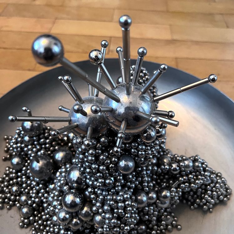 STAHLKUGELN POMBIERTE EDELSTAHL SCHAHLE, SUPERMAGNETE | Kaufen auf Ricardo