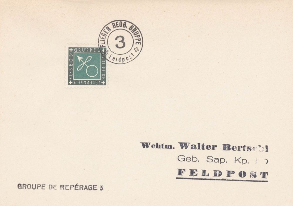 Feldpost mit ...... Fliegerbeobachter | Kaufen auf Ricardo