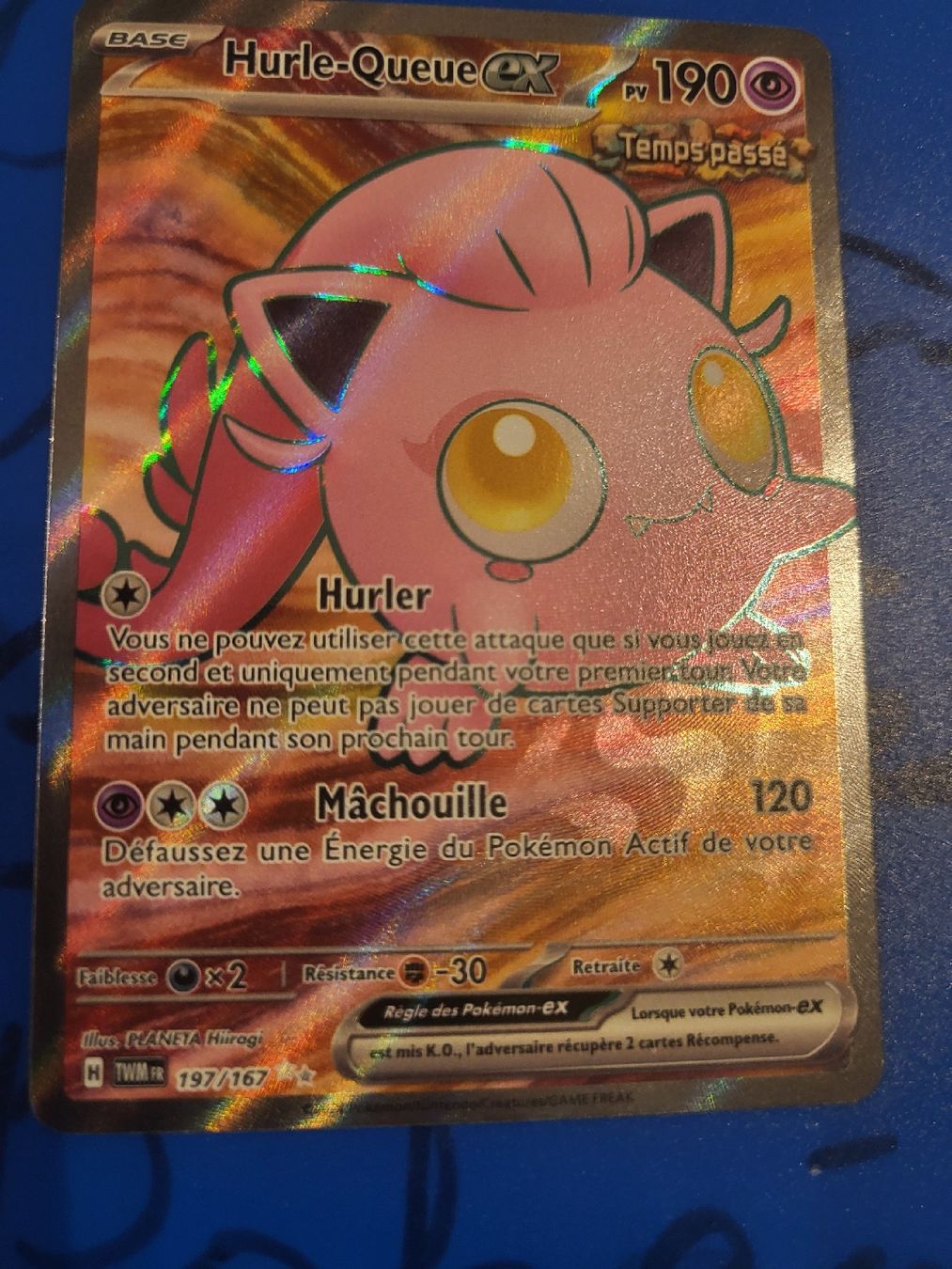 Carte Pokémon Hurle-Queue EX 197/167 - État parfait! (Neuf (Voir ...