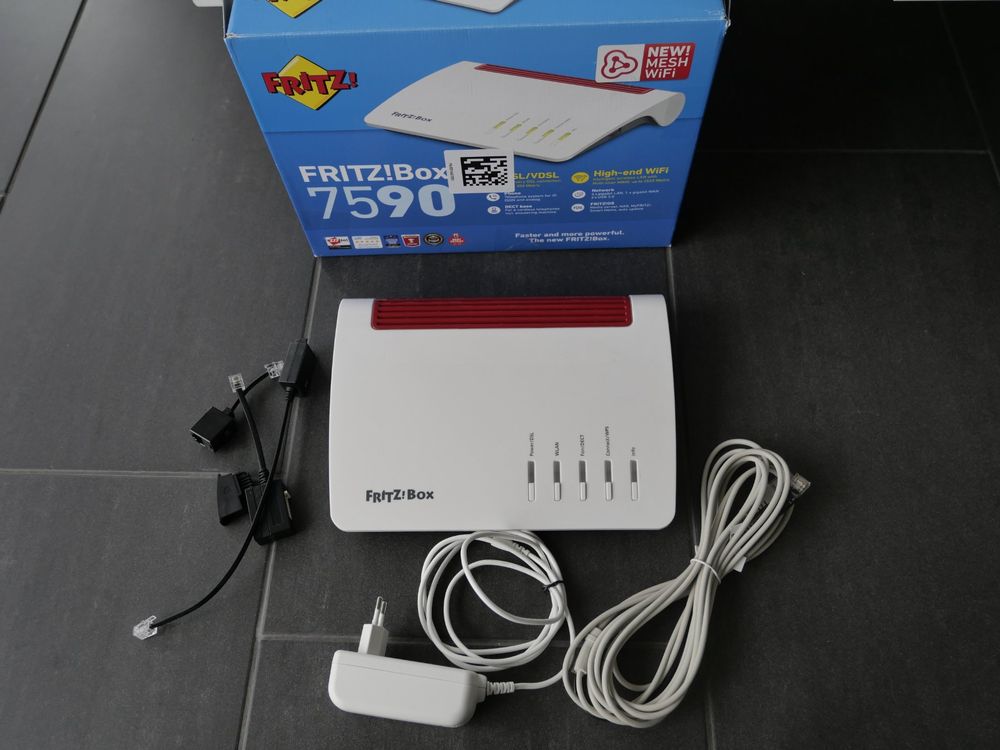 FRITZ!Box 7590 High-End WLAN Router DSL/VDSL Modem Top! (Gebraucht) in ...