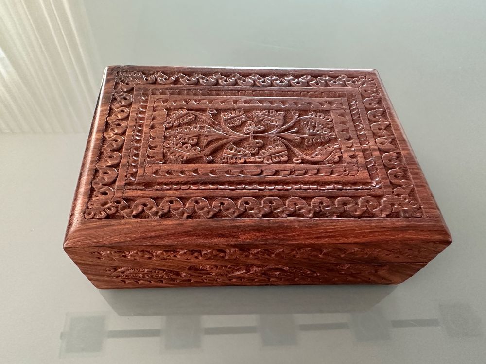 Neu** Holzschatulle aus Indien | Kaufen auf Ricardo