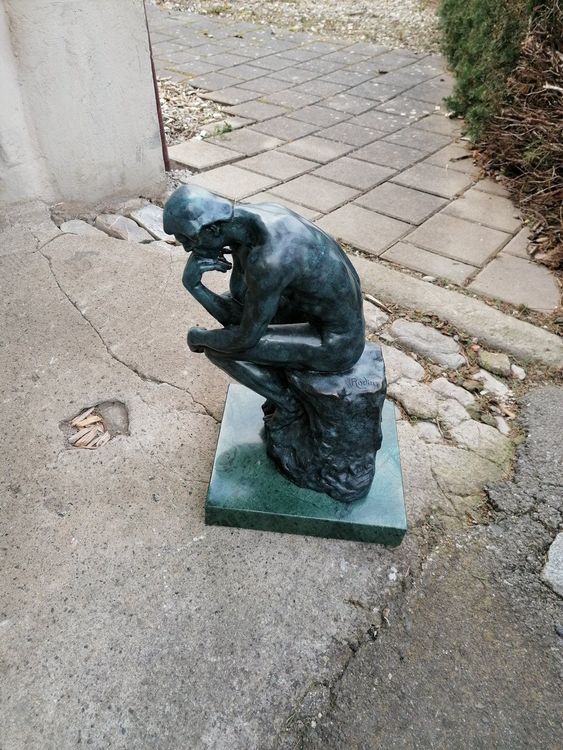 DER DENKER BRONZE SKULPTUR (Gebraucht) in Jeuss für CHF 280 – nur Abholung auf Ricardo kaufen