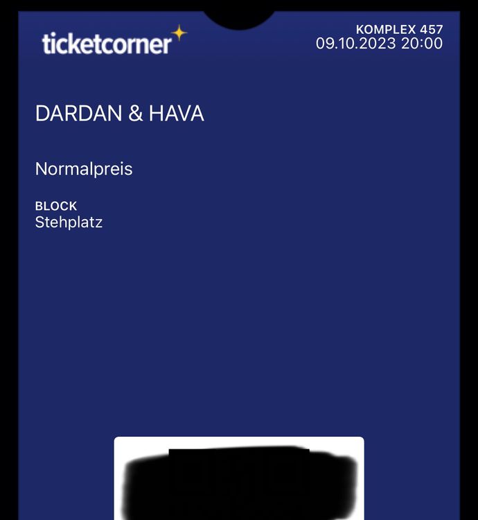 Dardan & Hava Konzert The Hall 9.10. (Neu (gemäss Beschreibung)) in ...