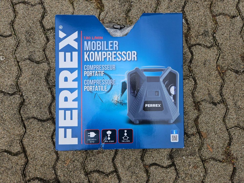 Ferrex mobiler Kompressor noch originalverpackt | Kaufen auf Ricardo