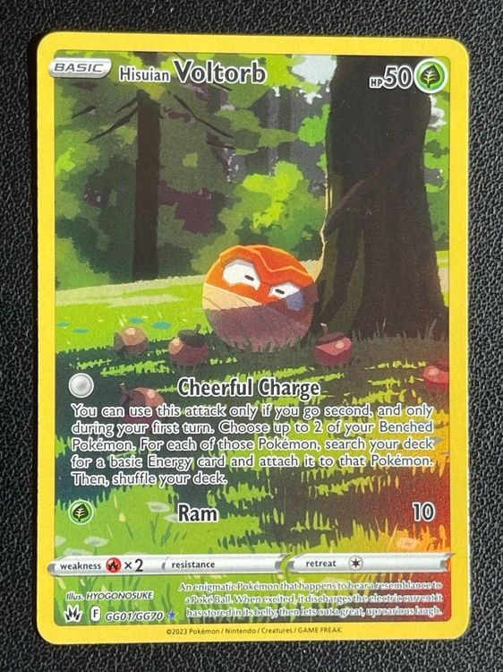 Voltorb GG01/GG70 Holo Rare Pokémon Crown Zenith (Neu (gemäss ...