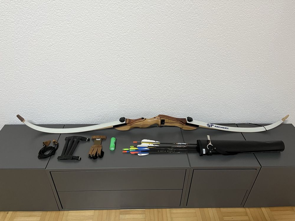 SF Archery Recurve Bogen Set, Optimo+, Pfeilbogen (Gebraucht) in ...