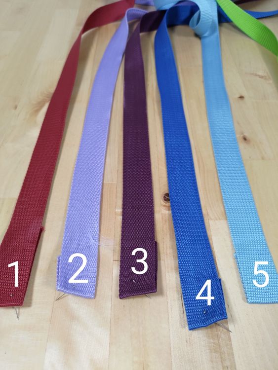 Gurtband Set 25m - 5 diverse Farben (Neu (gemäss Beschreibung)) in Oberrieden für CHF 39 – mit ...