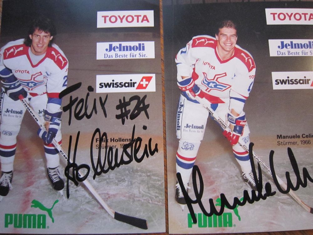 EHC Kloten - Autogramme - circa Saison 1989 / 90 | Kaufen auf Ricardo