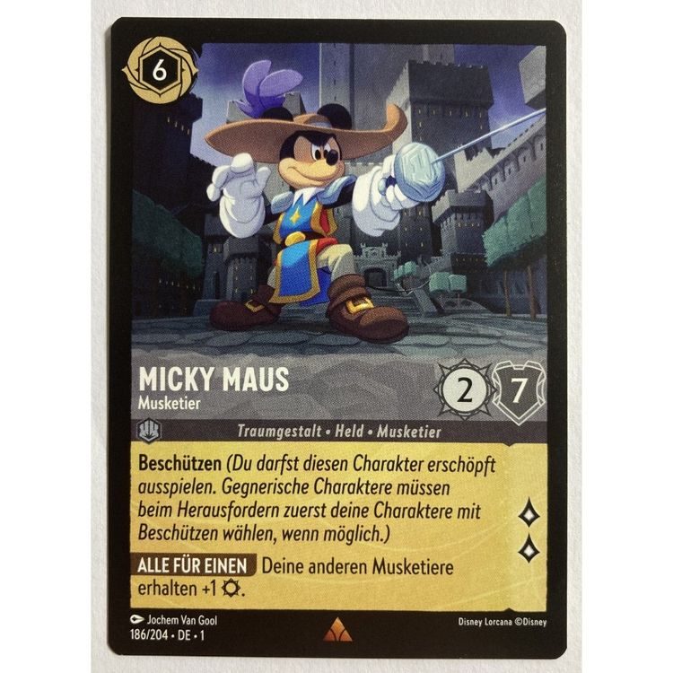 Micky Maus - Musketier 186/204 - Disney Lorcana TCG - DE | Kaufen auf ...