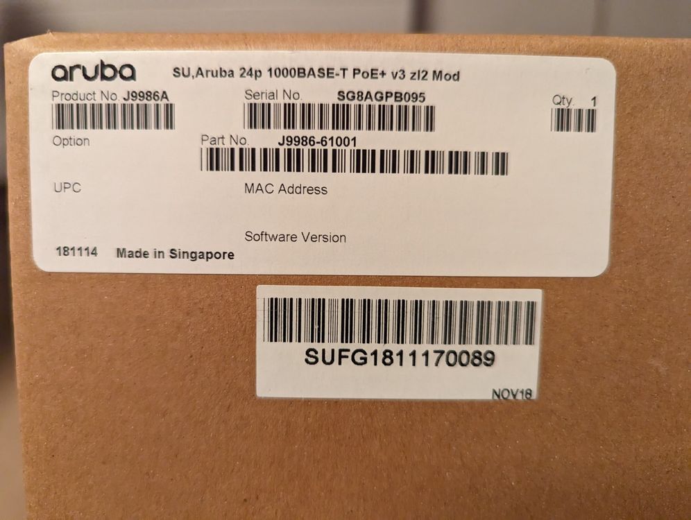Module Aruba 24 ports 10/100/1000BASE-T | Kaufen auf Ricardo
