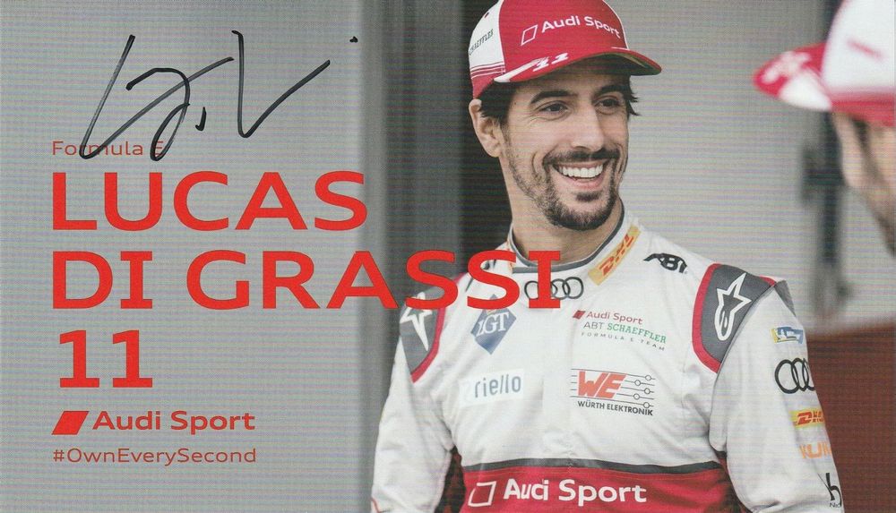 Originalautogramm Lucas di Grassi auf AK (Neu (gemäss Beschreibung)) in ...