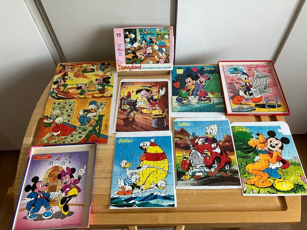 8er Disney Tobler Puzzle-Set Vintage | Kaufen auf Ricardo