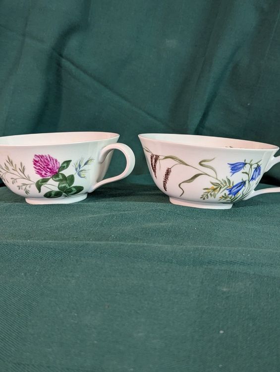 Kaffee-und-Kuchen-Set handbemalt von Ruth Peter-Widmer (Gebraucht) in ...