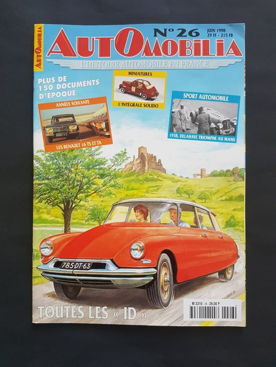 Magazine Automobilia N° 26, juin 1998, Renault, Citroën ID | Kaufen auf ...