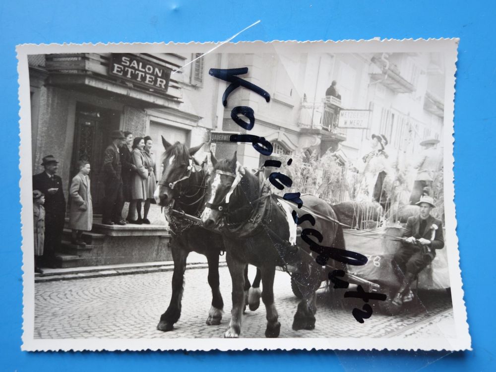 UNTERÄGERI - Fasnacht Umzug - Salon Etter - um 1940 (Gebraucht) in Ibach für CHF 34 – mit ...