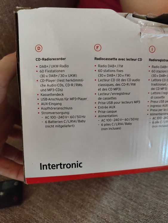 Intertronic dab Radio | Kaufen auf Ricardo