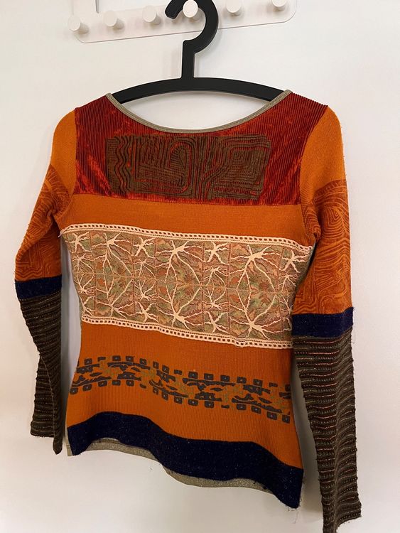 Bunter Langarm Pulli | Kaufen auf Ricardo