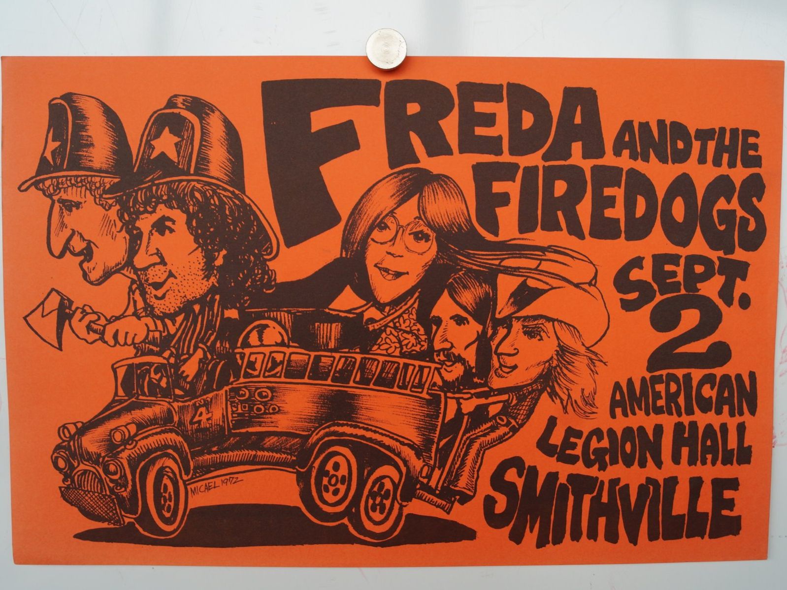 Original Konzertposter „Freda & the Firedogs“ /ix (Gebraucht) in ...