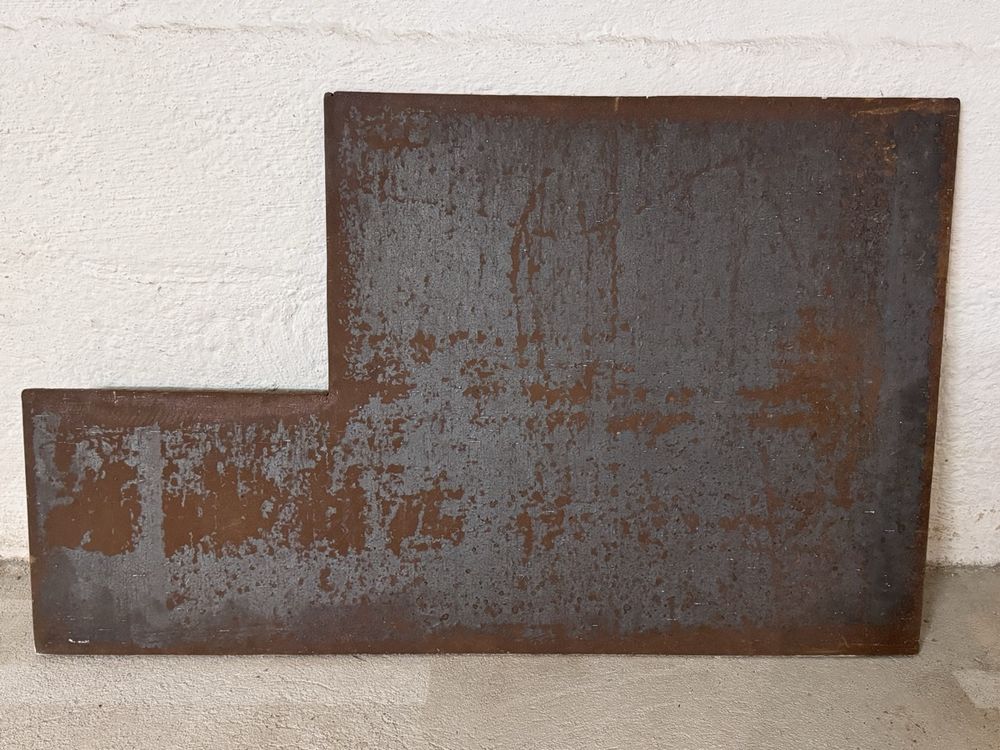 Metallplatte, Stahlplatte, Eisenplatte, Blech, 101x62cm (Gebraucht) in ...