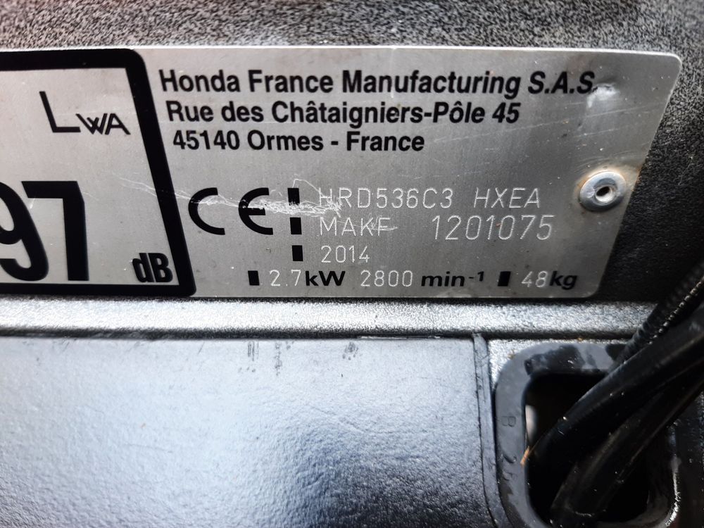 Rasenmäher Honda HRD 536 C | Kaufen auf Ricardo