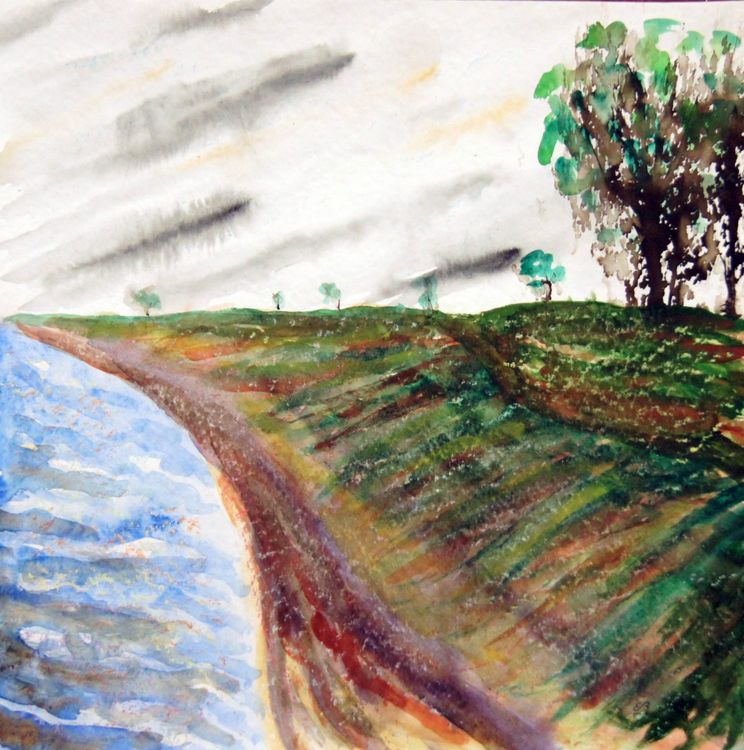 Aquarell: Landschaft (Neu (gemäss Beschreibung)) in Fribourg für CHF 5 – mit Lieferung auf ...