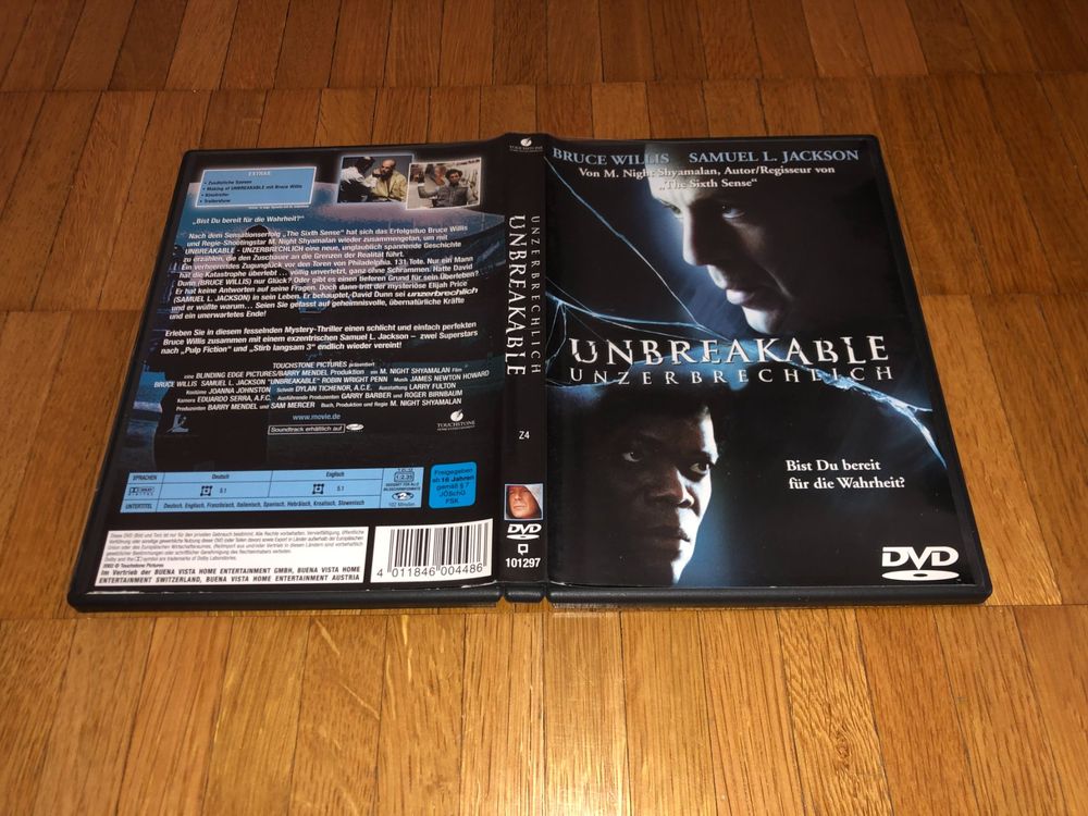 Unbreakable - Unzerbrechlich - UNCUT (Gebraucht) in Basel für CHF 1 ...