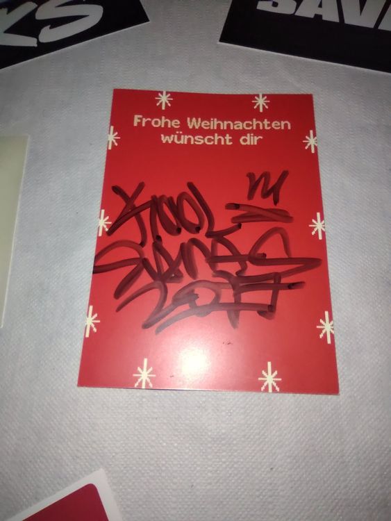 KOOL SAVAS AUTOGRAMM ** SAMMLUNG ** STICKER ** FLYER ** SIDO (Gebraucht ...