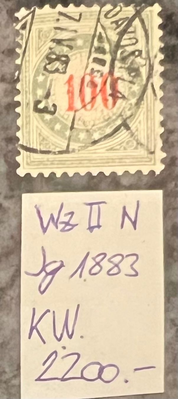 Nachportomarke Nr.21A N, Type ll . Sehr RAR!!! (Gebraucht) in ...