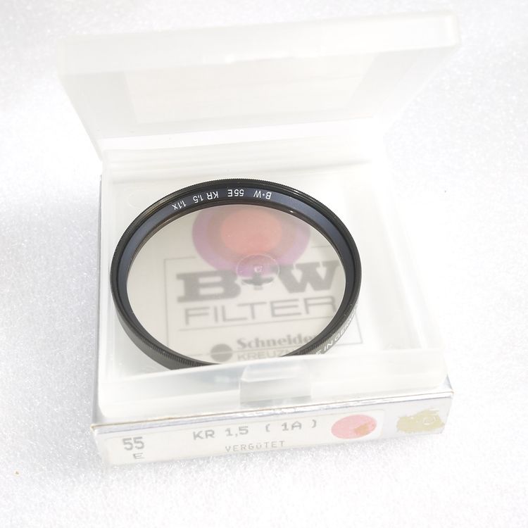 B+W 58mm KR 1,5 Skylight Filter / filtre. Germany. NOS. (Neu und ...