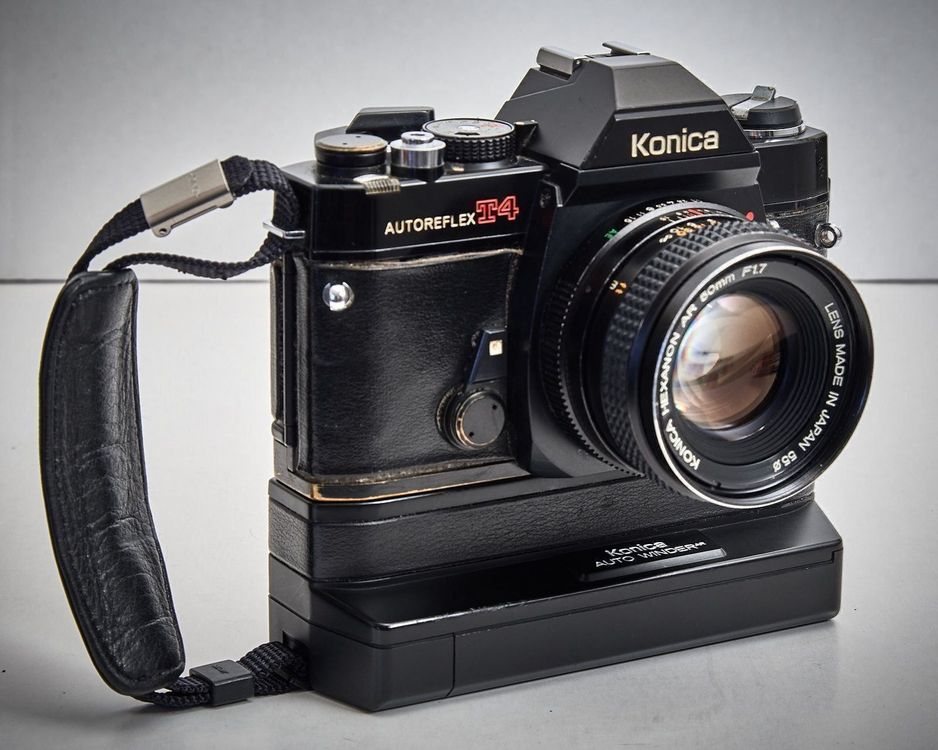 VINTAGE Kamera KONICA Autoreflex T4 - 50 mm 1.7 (Gebraucht) in Berg SG ...
