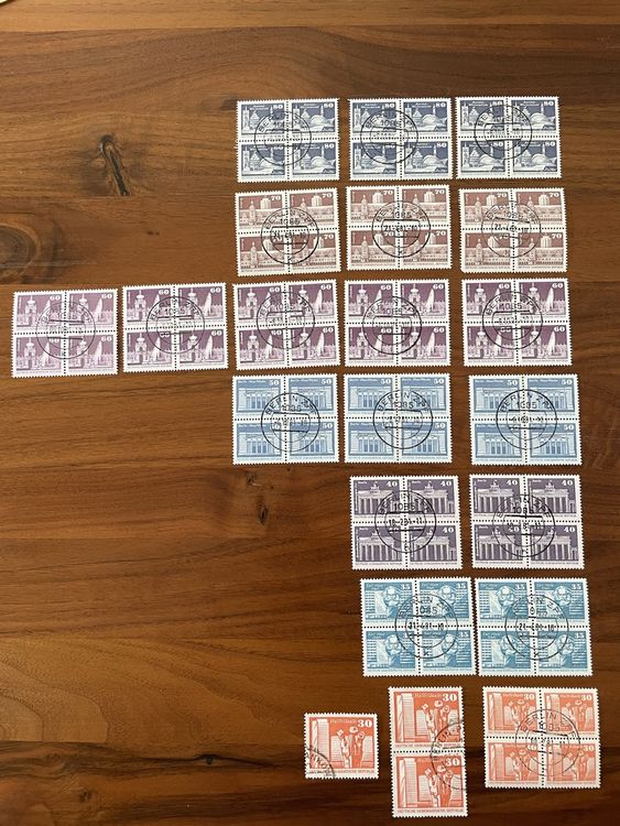 Briefmarken DDR 4er-Sets gestempelt | Kaufen auf Ricardo