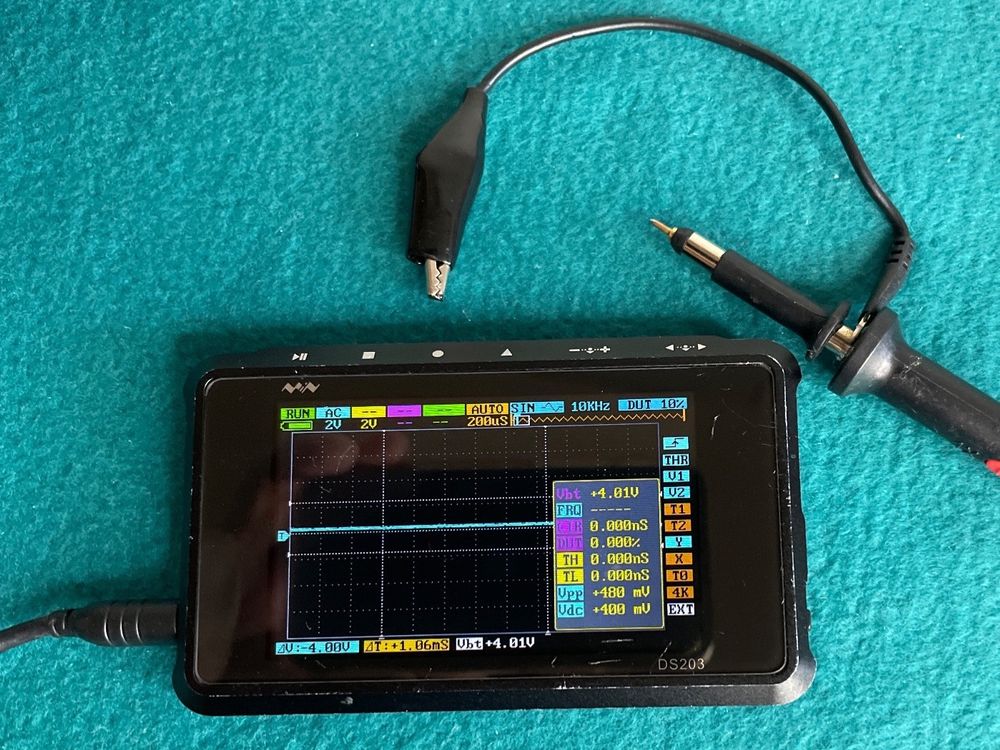 OSCILLOSCOPE numérique électronique DS203 DSO portable mini (Gebraucht ...