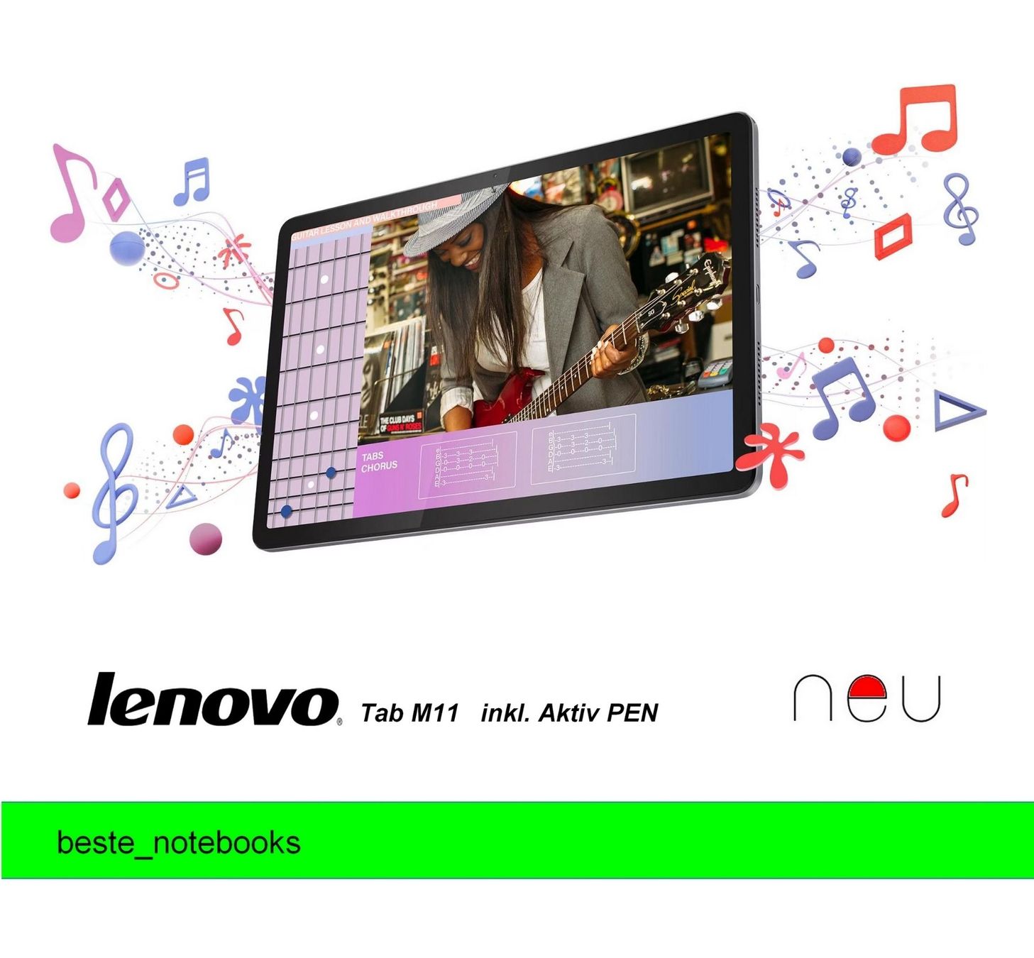 Lenovo Tab M11 Tablet inkl. PEN für Schule und Multimedia (Neuf avec ...