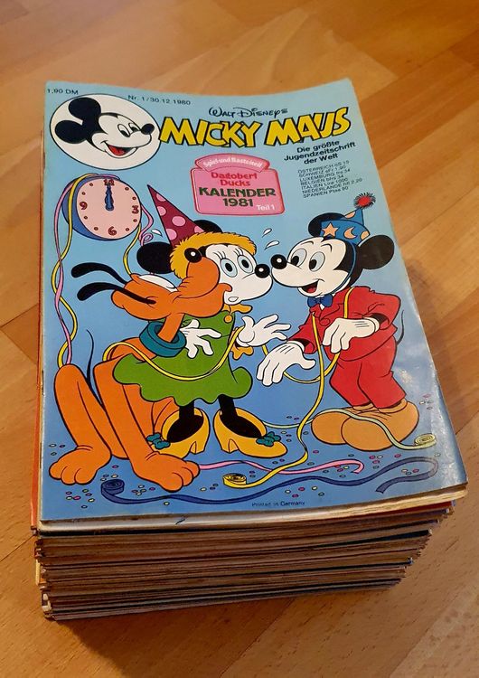 MICKY MAUS Jahrgang 1981 komplett mit Beilagen, TOP! | Kaufen auf Ricardo