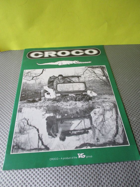 CROCO Geländewagen Prospekt Jahrgang 1985 - 6 Blatt (Gebraucht) in ...