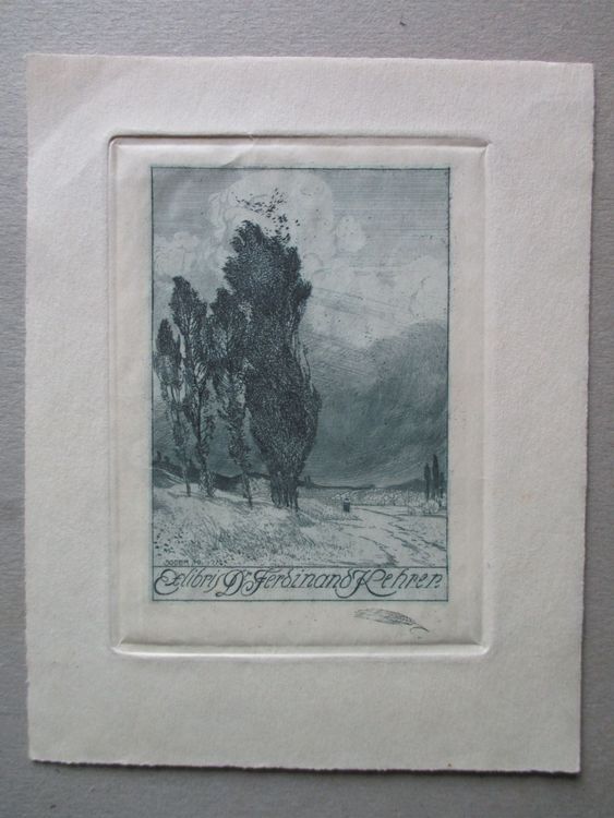 Original Radierung Alfred Soder | Kaufen auf Ricardo