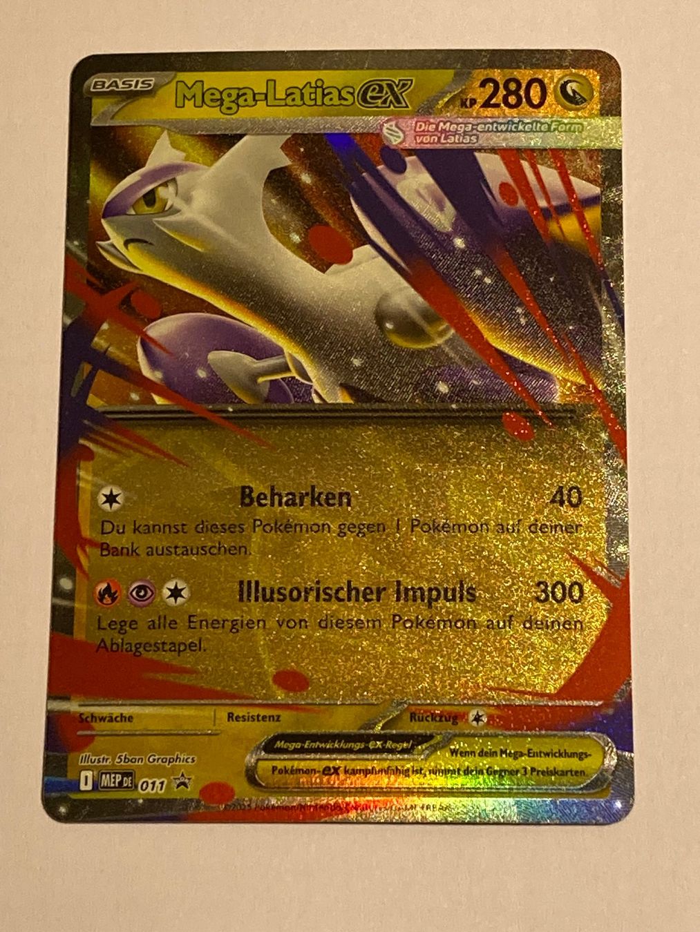 Pokemon Mega-Latias ex / Black Star Promo 011 🇩🇪 DE (Neu (gemäss ...