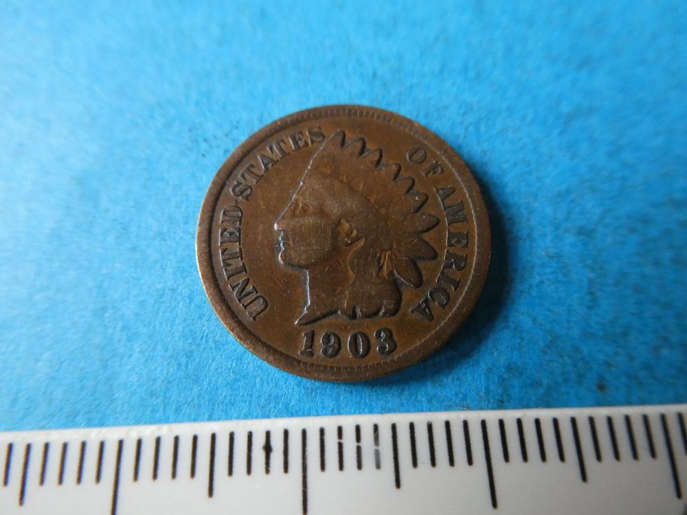 USA 1903, 1 Cent - Indianerkopf (Gebraucht) in Hinterforst für CHF 3 ...