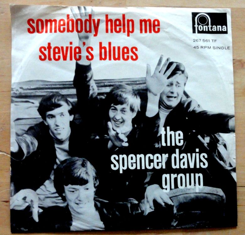 SI SPENCER DAVIS GROUP somebody help me 1966 rares Cover | Kaufen auf ...