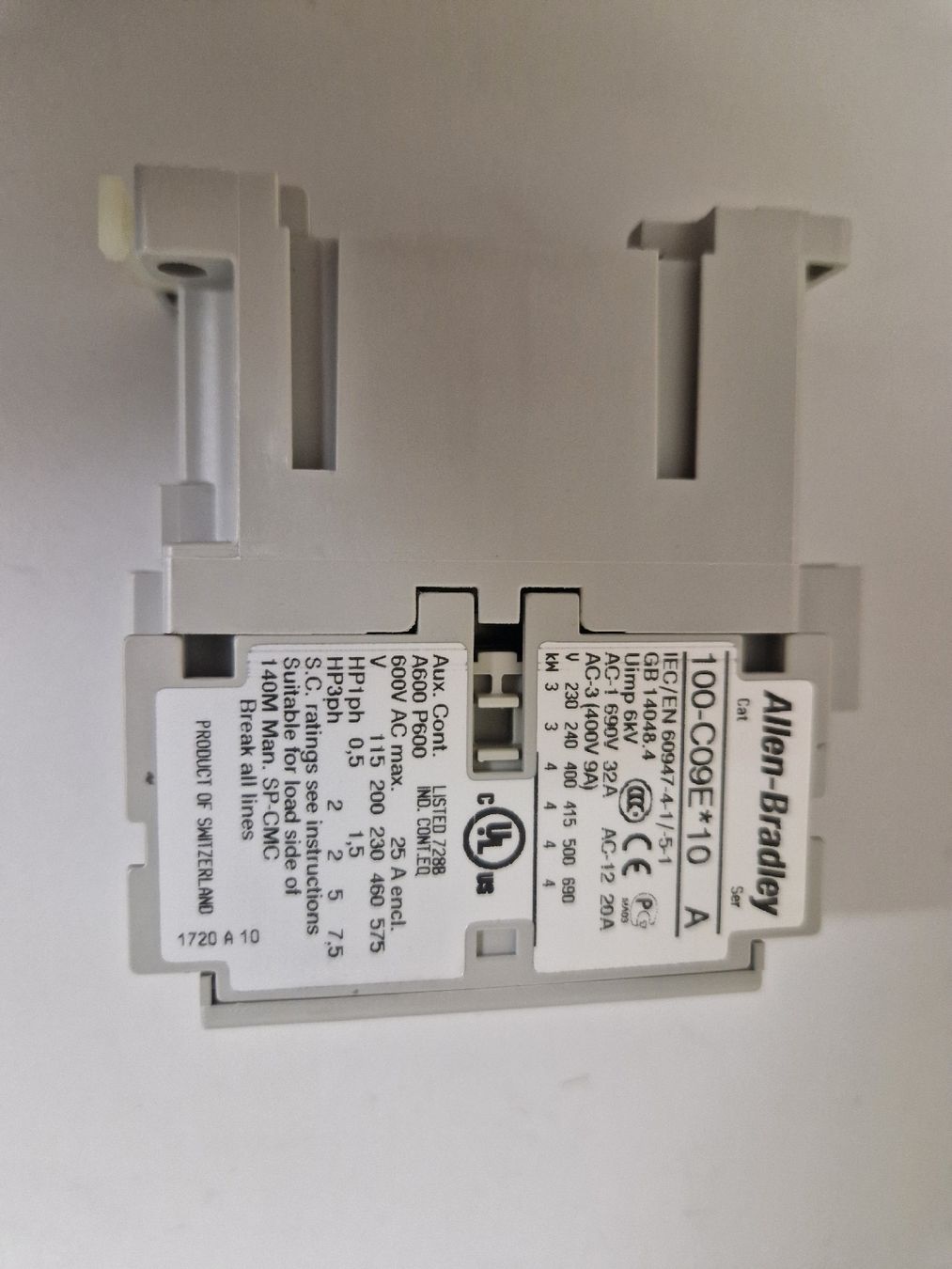 Allen-Bradley Schütz 100-C09EJ10 – NEU & OVP (Neu und originalverpackt ...