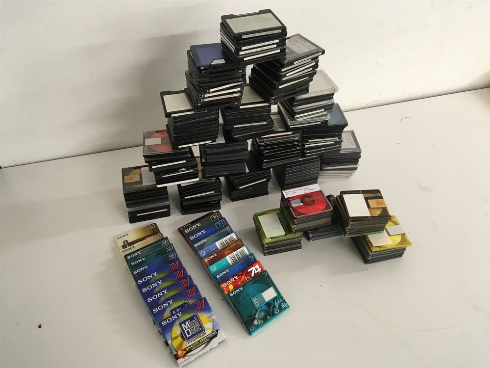 Sony MiniDisc LOT 200Stk. | Kaufen auf Ricardo