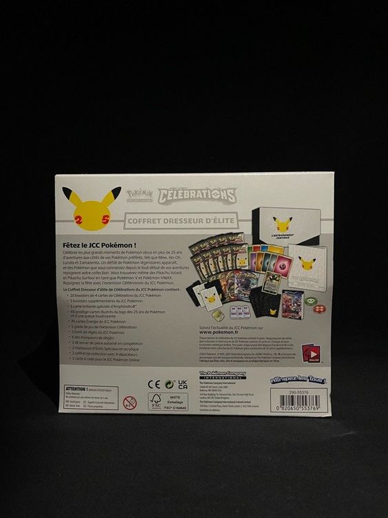 Coffret Dresseur d'élite Pokemon français etb Celebrations (Neu und ...