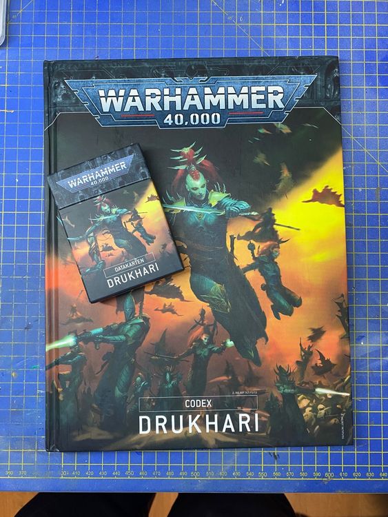 Drukhari Codex / Armeebuch + Data Karten 9th Edition (Gebraucht) in ...