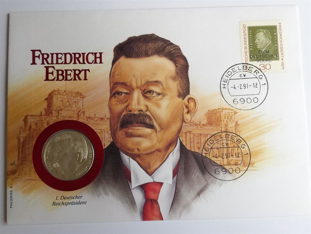 Numisbrief Friedrich Ebert | Kaufen auf Ricardo
